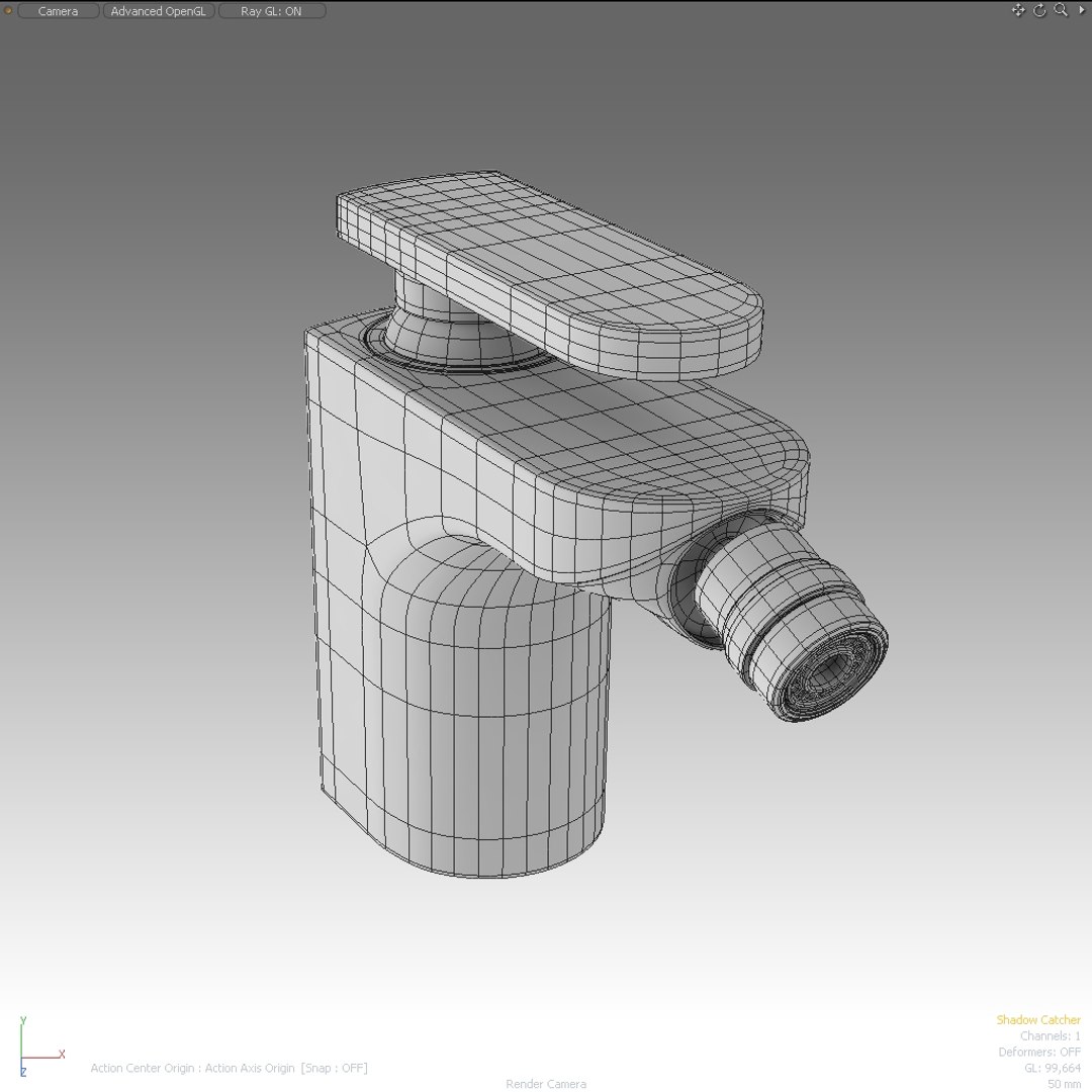 mixer tap 3d model