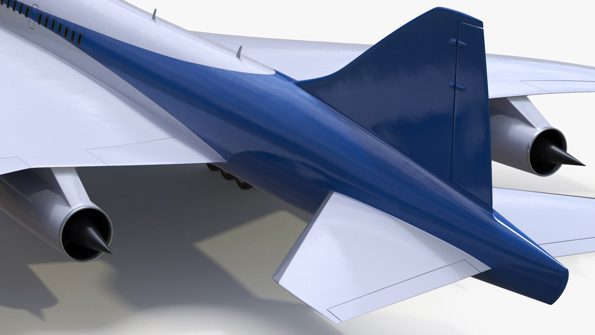 3D Model Supersonic Passenger Jet Generic - TurboSquid 2270323