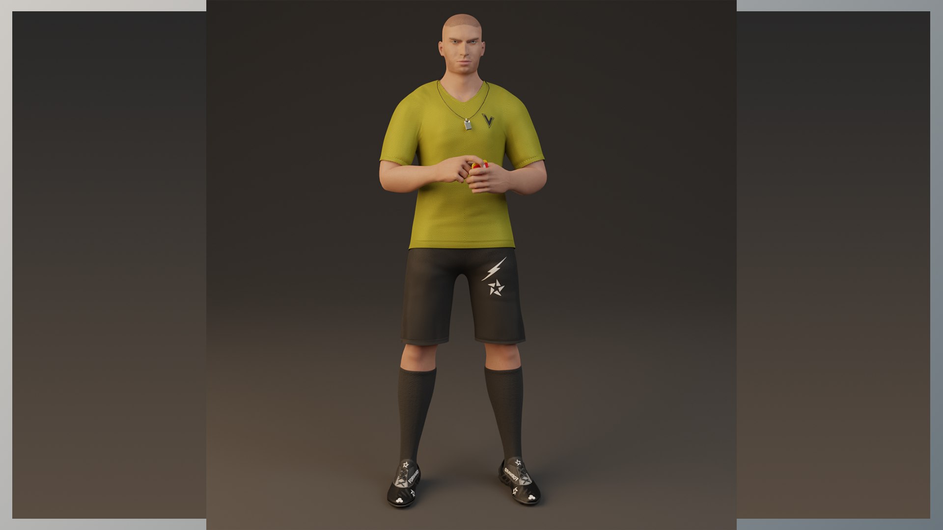 3D Football Referee Game Ready - TurboSquid 2208426