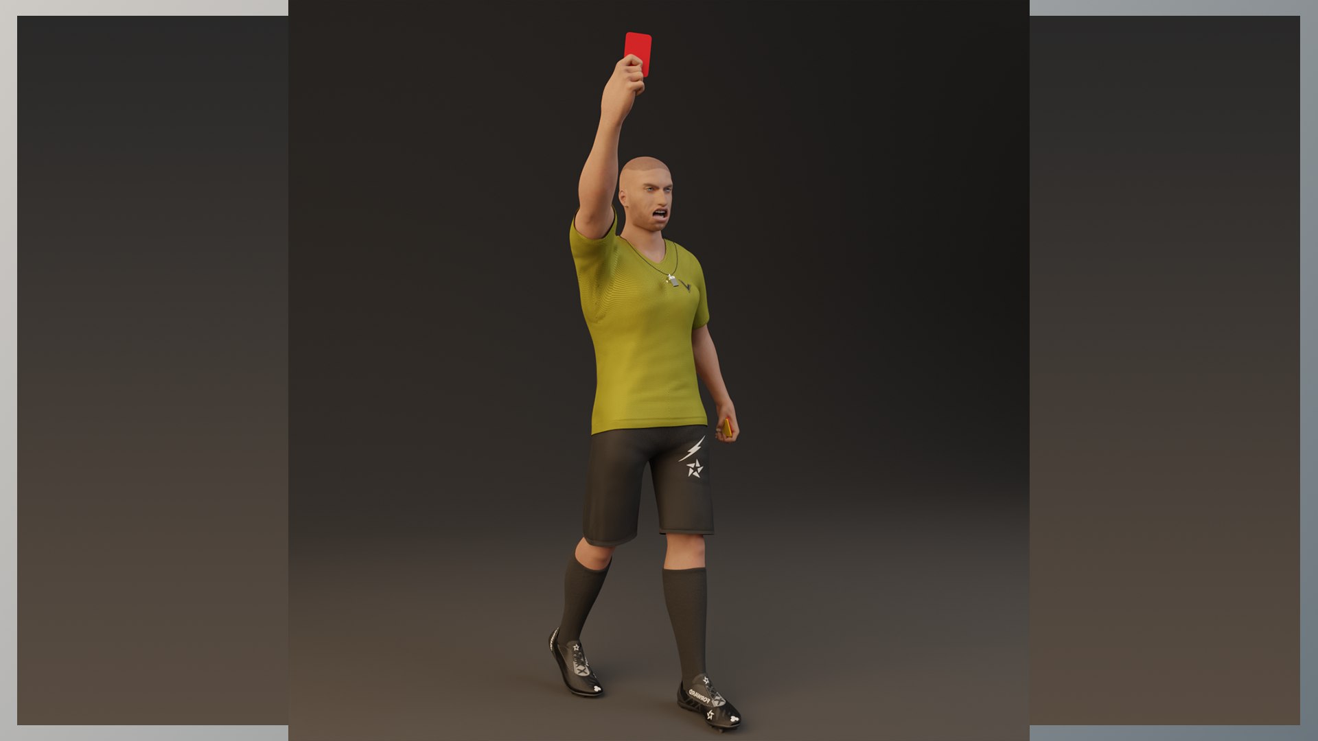 3D Football Referee Game Ready - TurboSquid 2208426