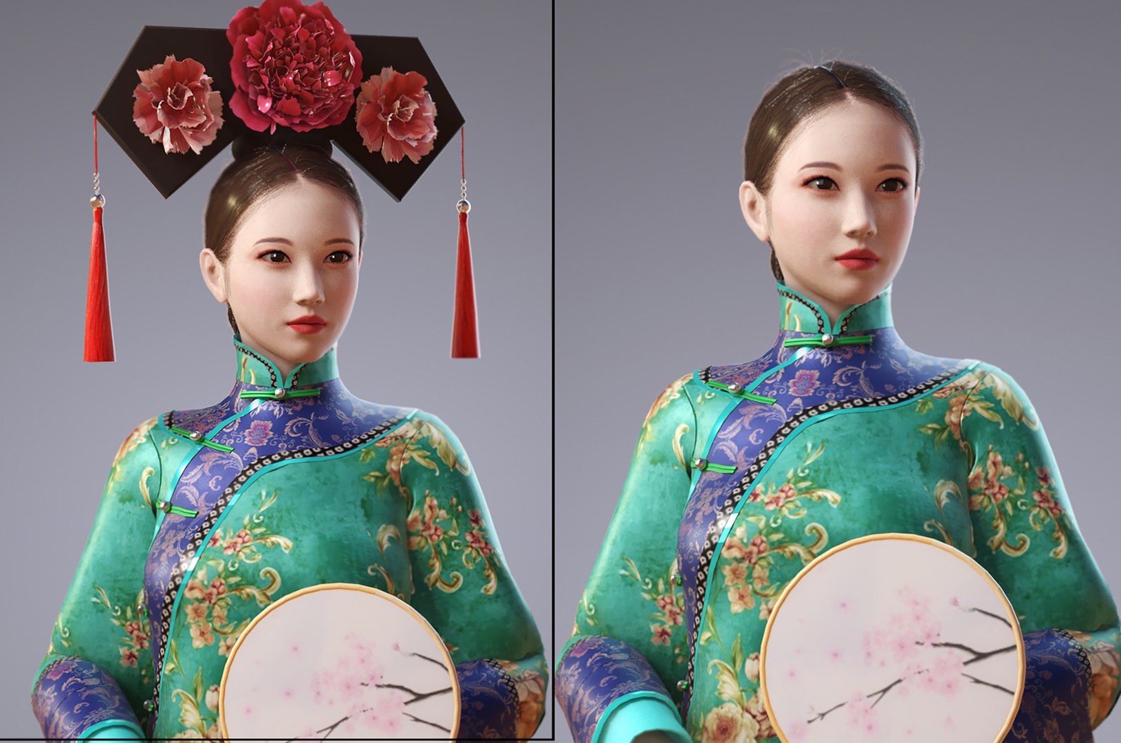 Girl Princess Qing 3D Model - TurboSquid 1699815