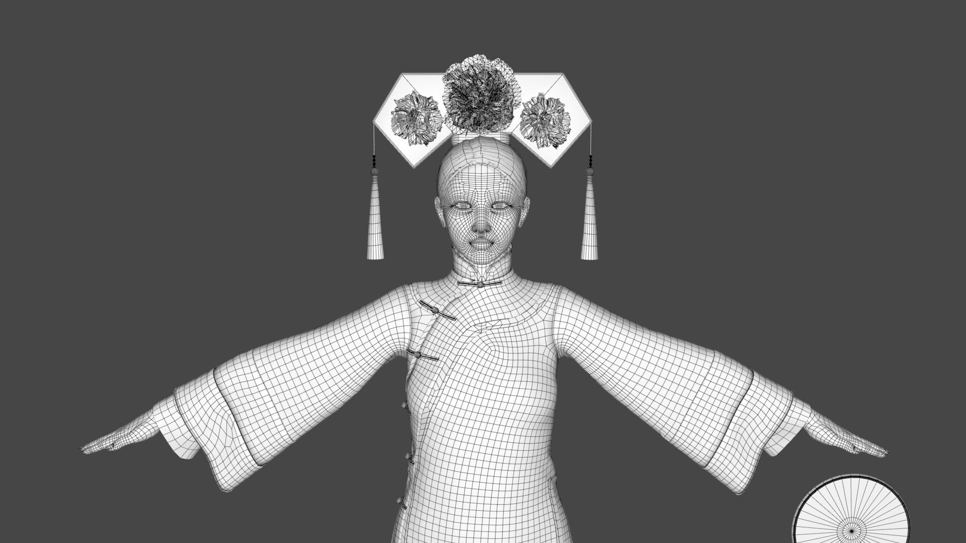 Girl Princess Qing 3D Model - TurboSquid 1699815