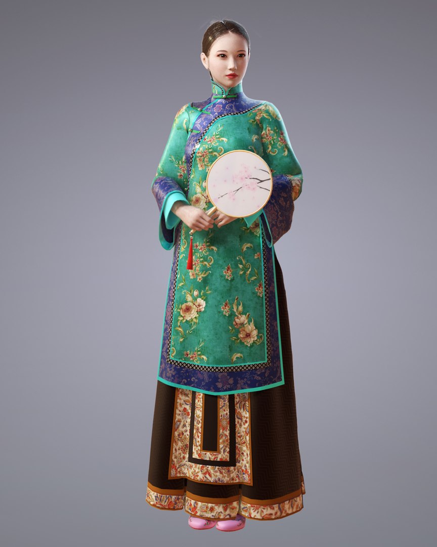 Girl Princess Qing 3D Model - TurboSquid 1699815