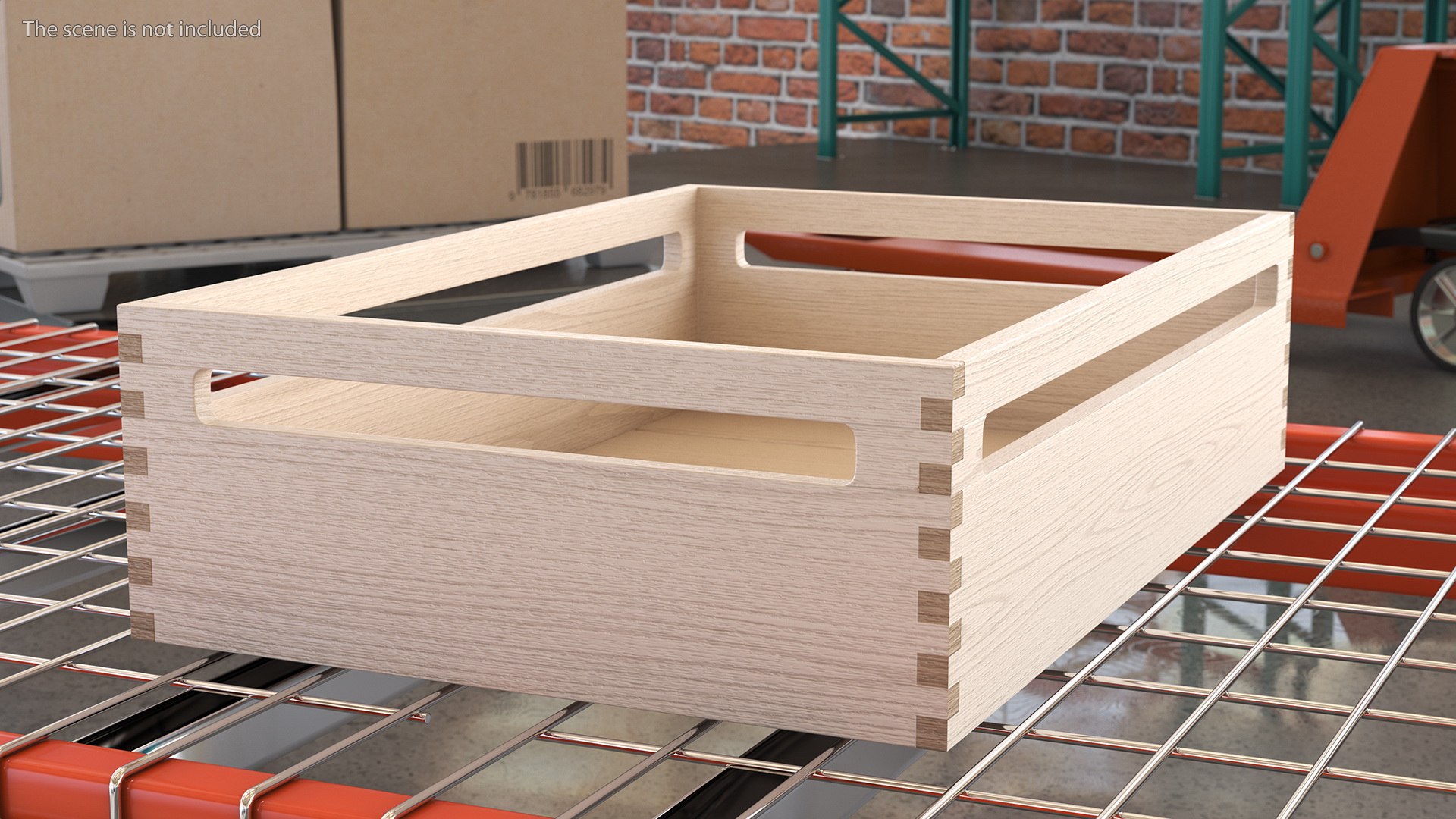 3D Stacking Crate H12cm - TurboSquid 1922344