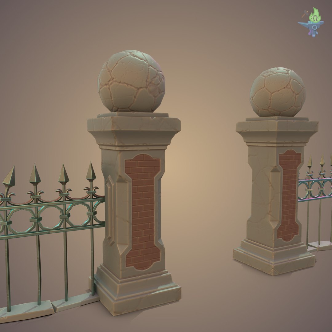 Fence Graveyard 3D Model - TurboSquid 1549412