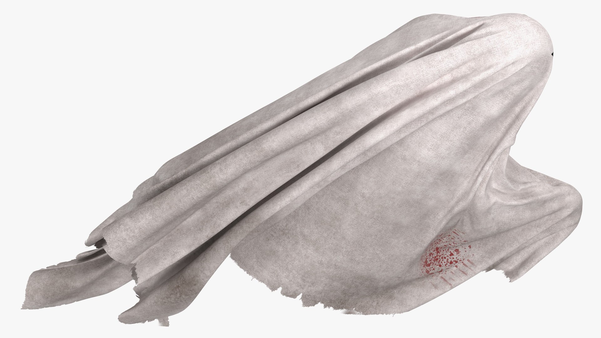 Evil Ghost Bedsheet Flying 3D Model - TurboSquid 1524509