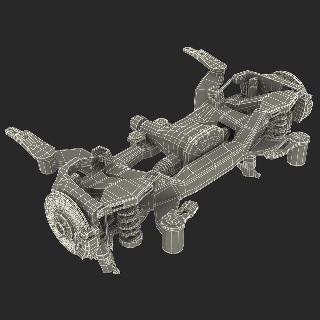 3dsmax sedan axle 2