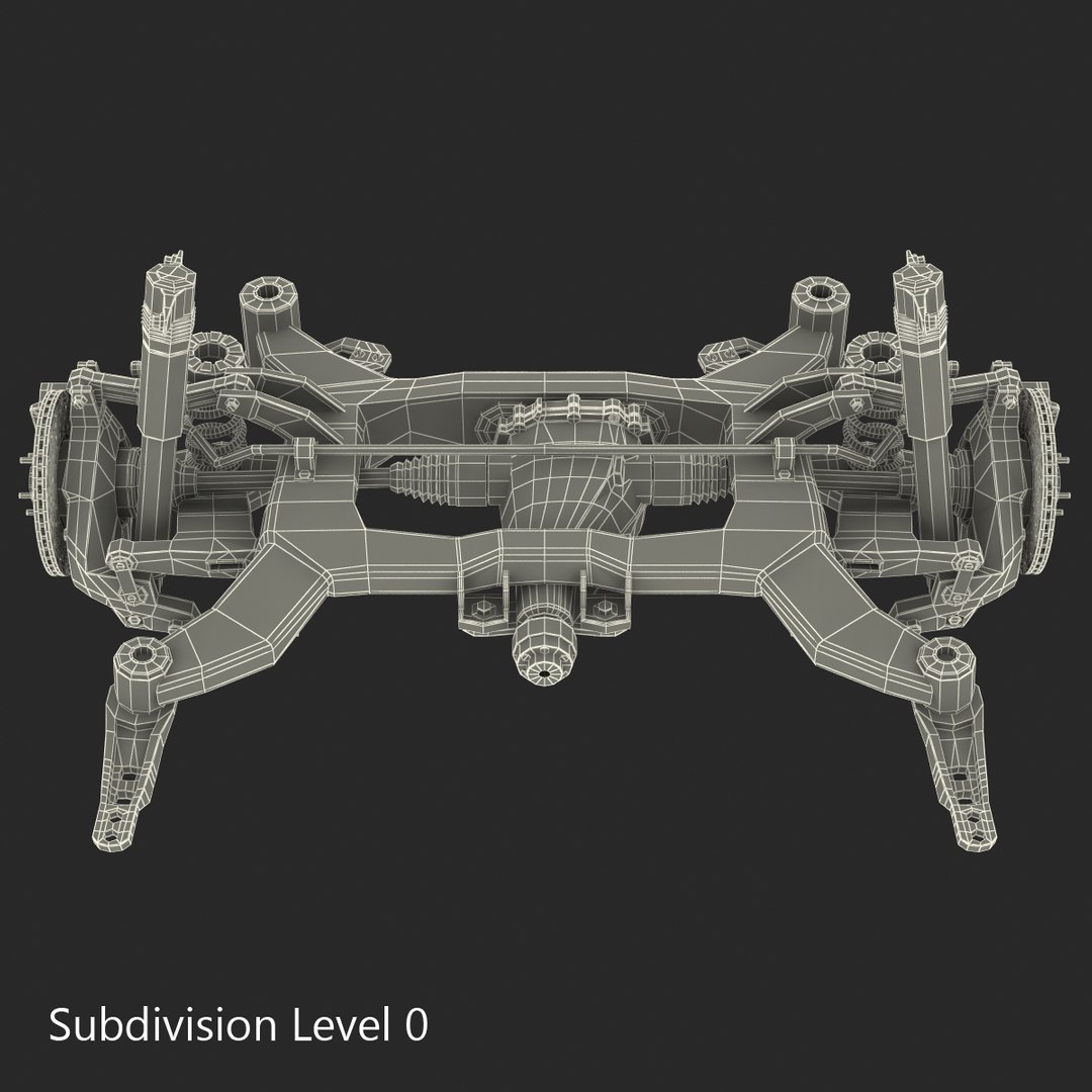 3dsmax sedan axle 2