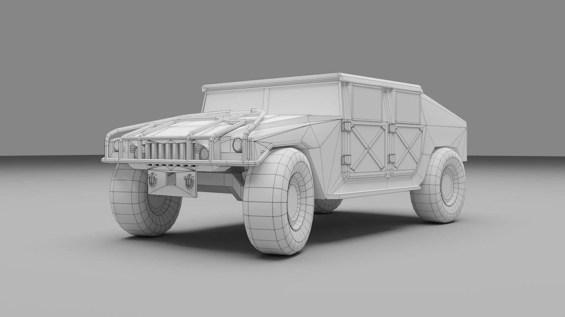 Humvee 3D Model - TurboSquid 1997093