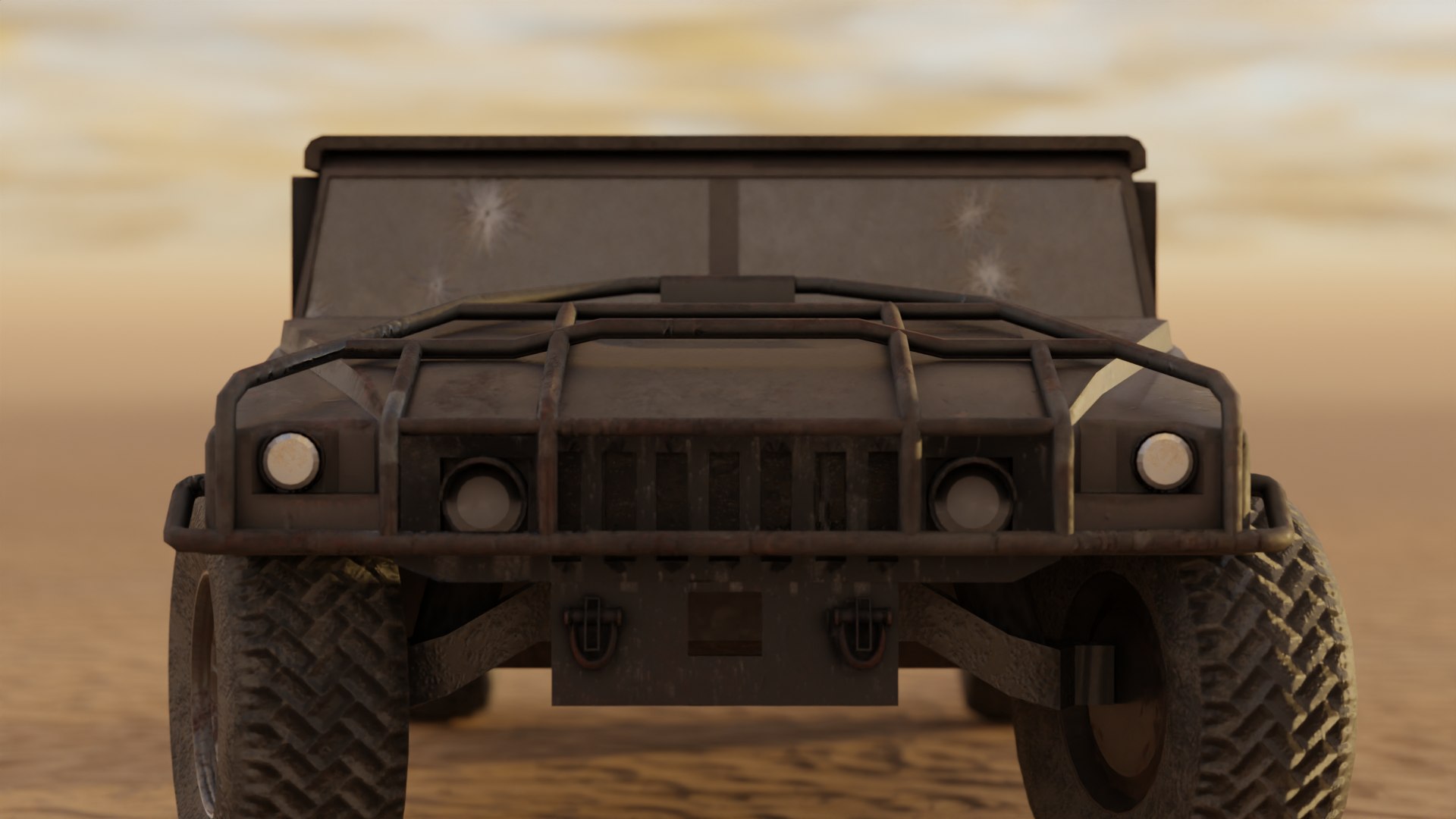 Humvee 3D Model - TurboSquid 1997093