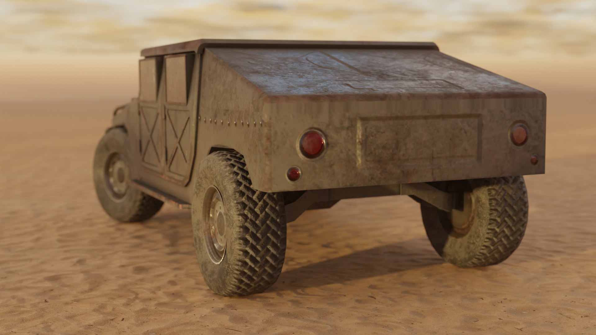 Humvee 3D Model - TurboSquid 1997093
