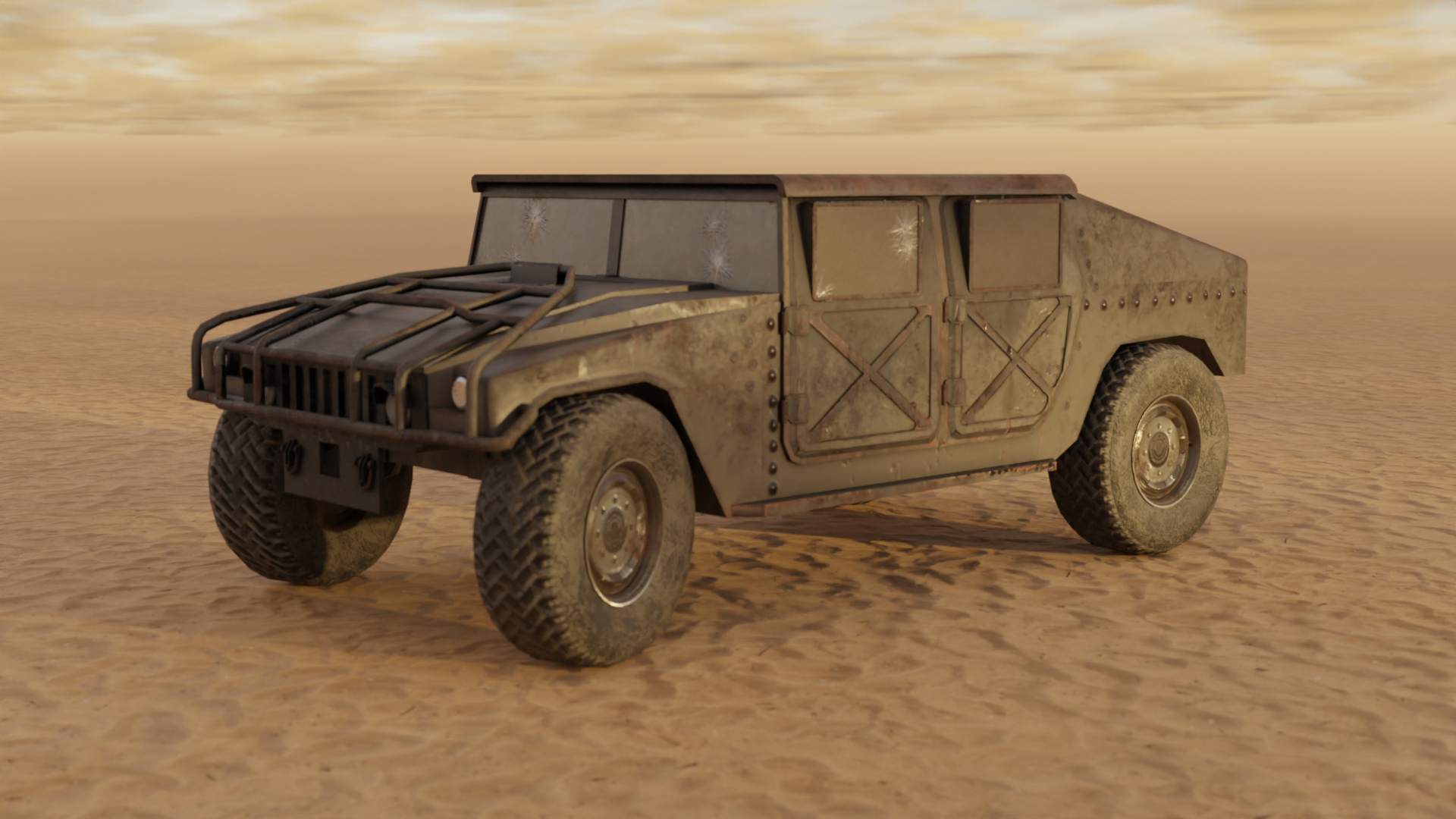 Humvee 3D Model - TurboSquid 1997093