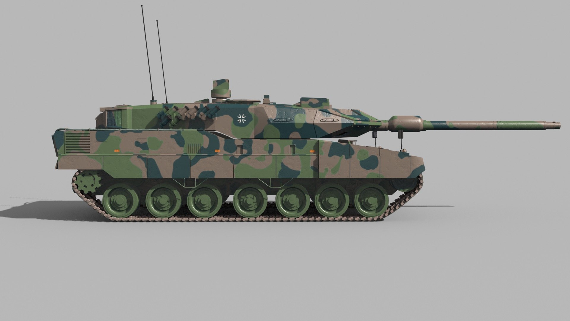 Leopard 2 A Tank 3d Model - Animated Model - TurboSquid 2001637