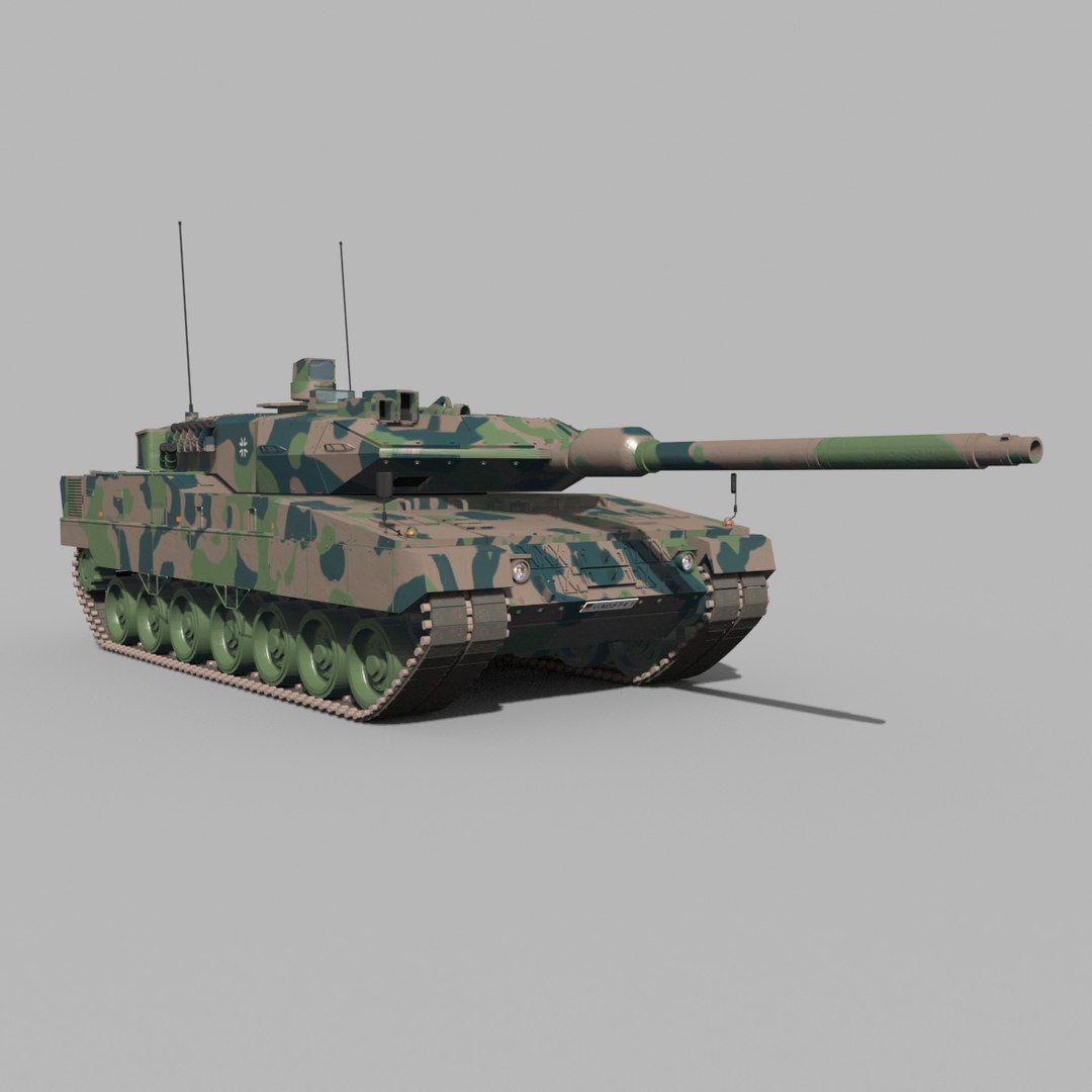 Leopard 2 A Tank 3d Model - Animated Model - TurboSquid 2001637