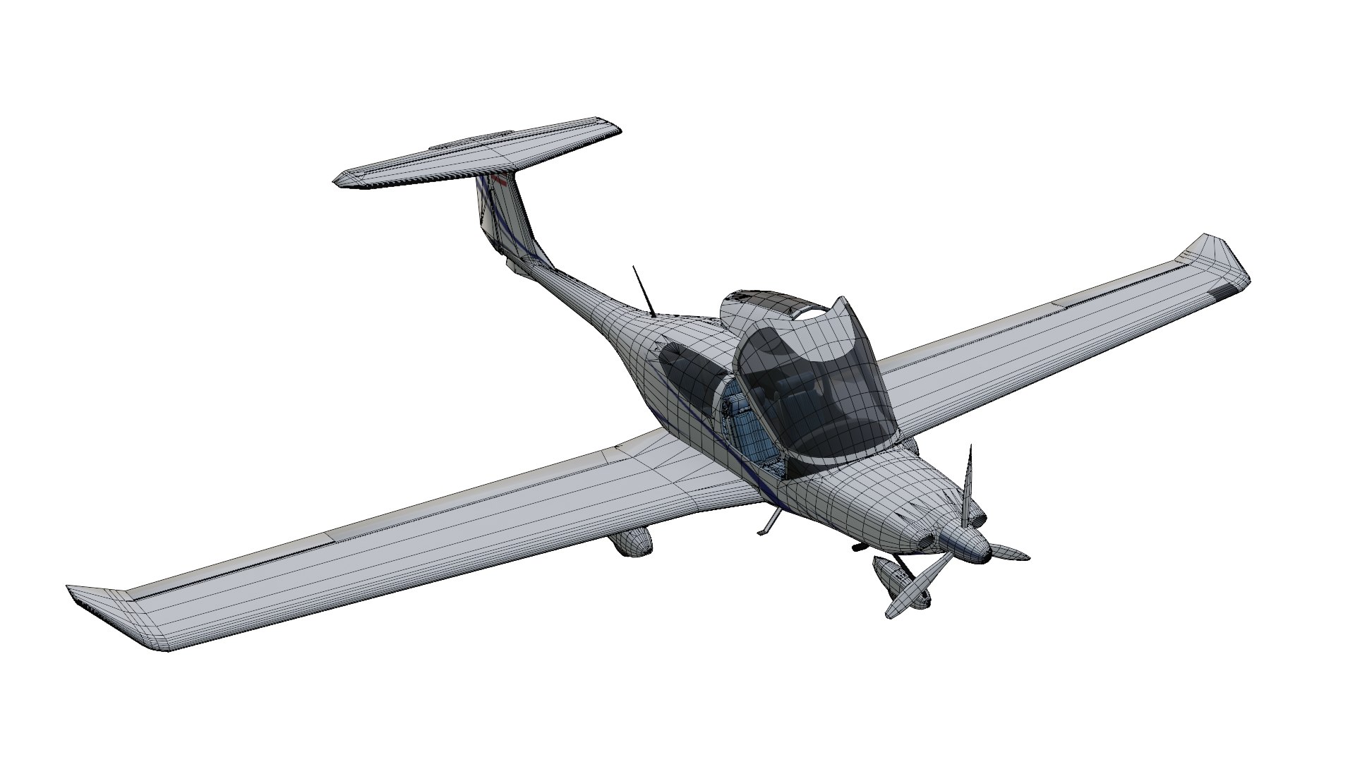 3D Model Diamond Da40 - TurboSquid 2351453