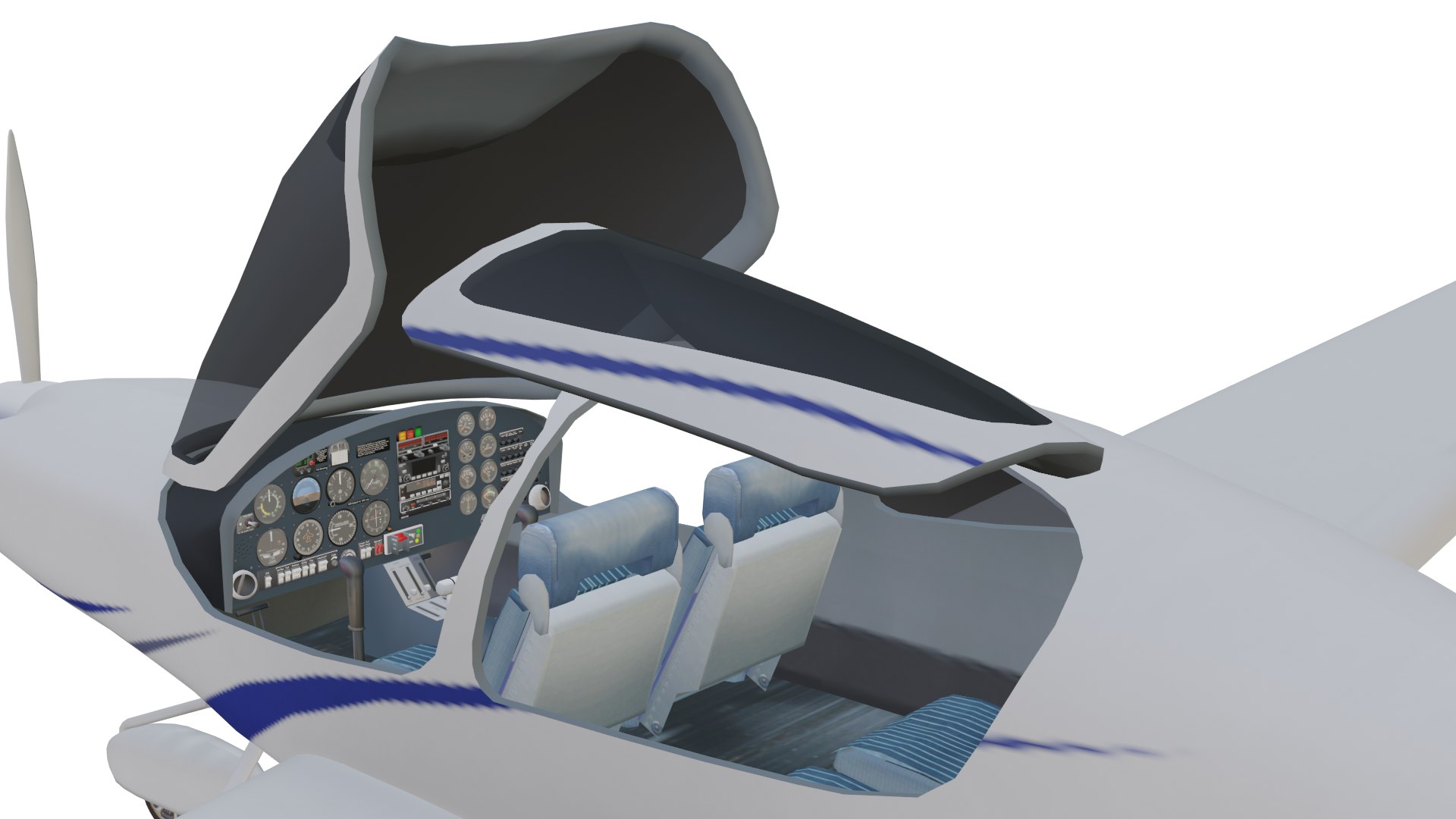 3D Model Diamond Da40 - TurboSquid 2351453