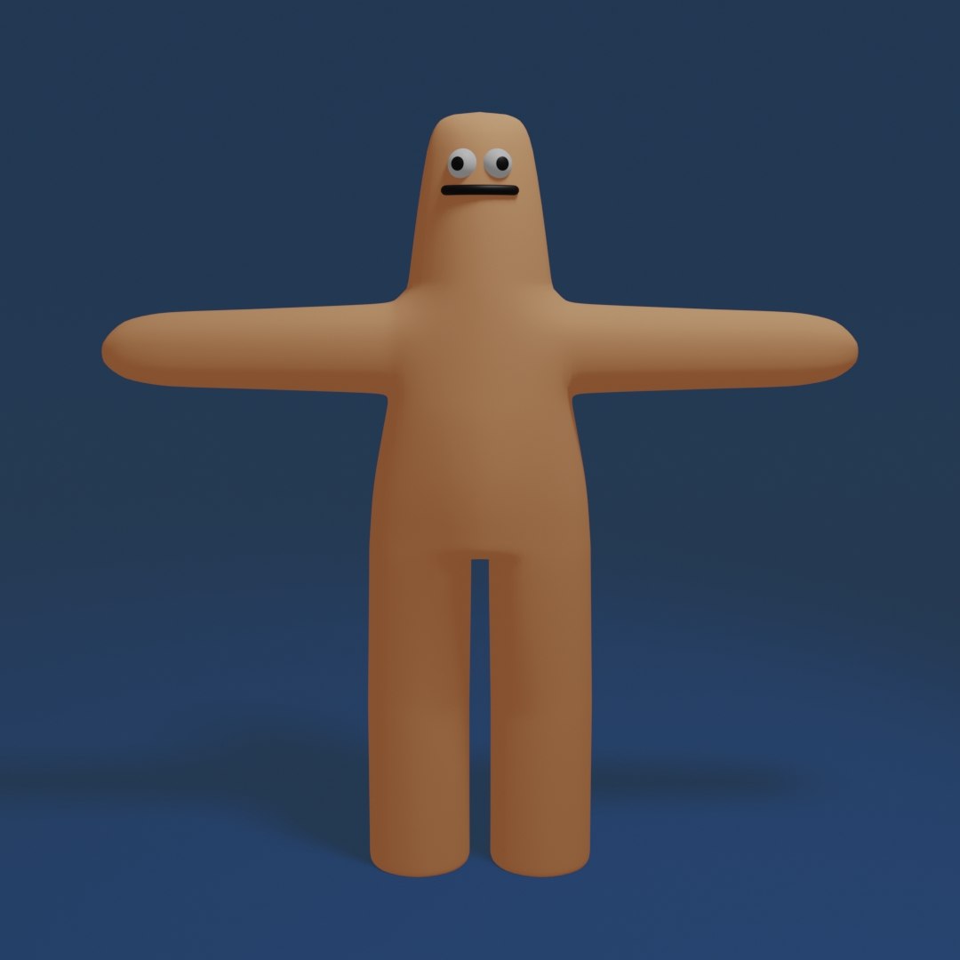 Simple Character 3D Model - TurboSquid 1632637