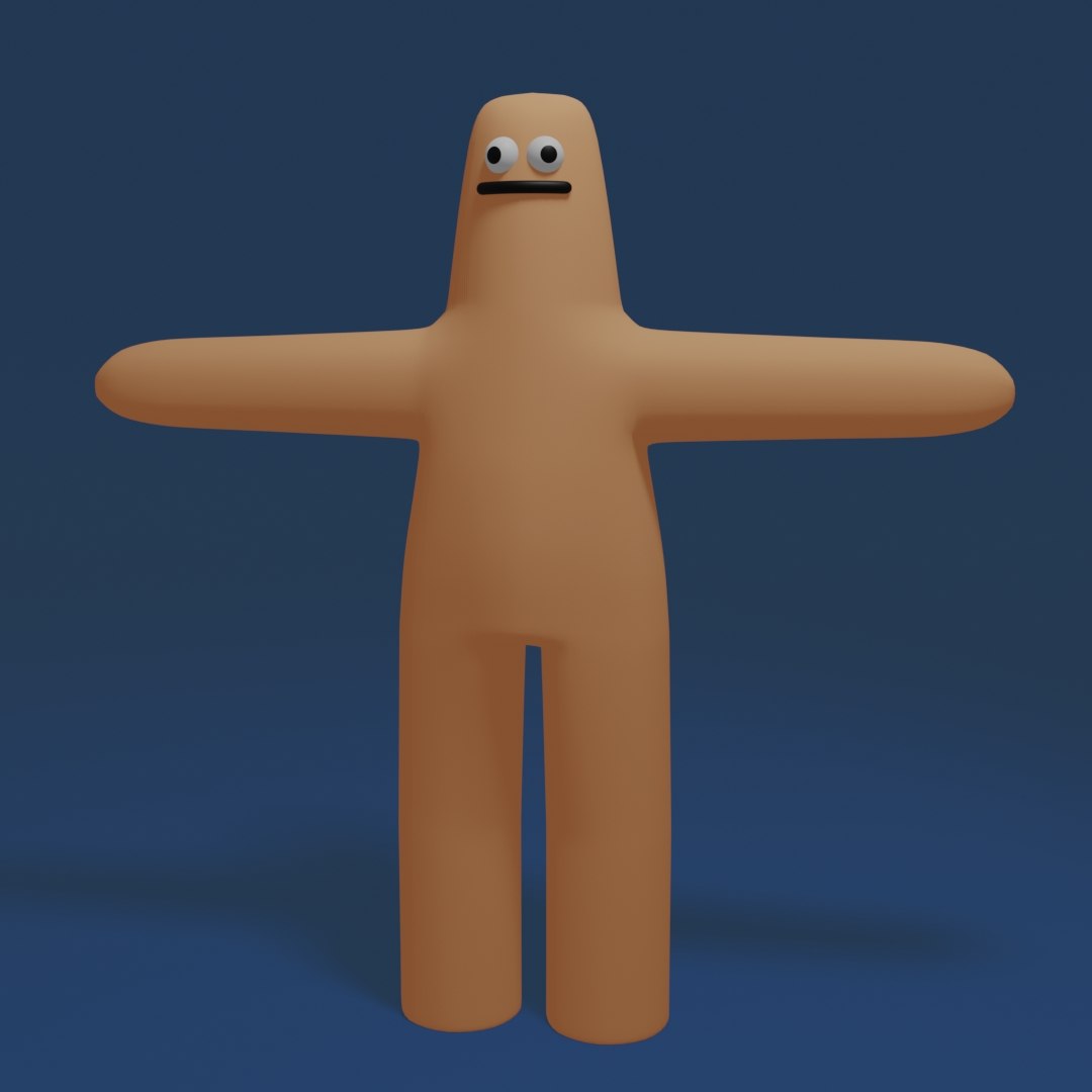Simple Character 3D Model - TurboSquid 1632637