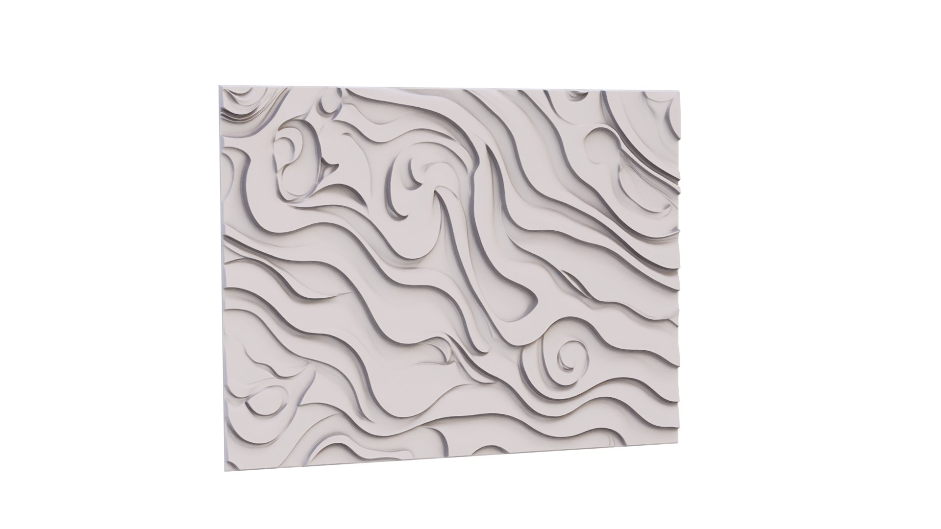 Decor Set Wall Panel Wall Relief Mural CNC 47 3D Model - TurboSquid 2271812