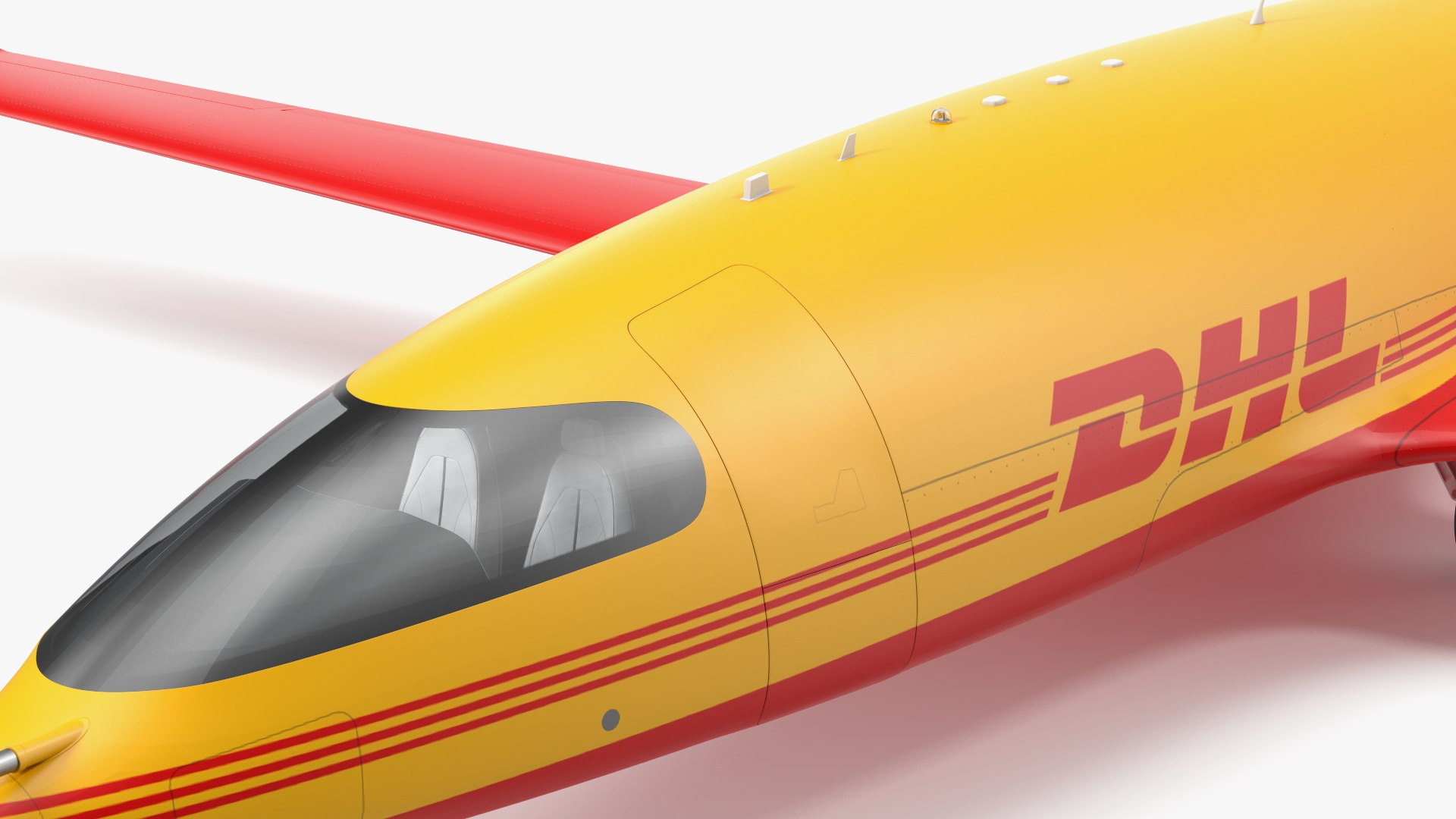 3D Eviation Alice Electric Aircraft DHL Rigged - TurboSquid 1922169