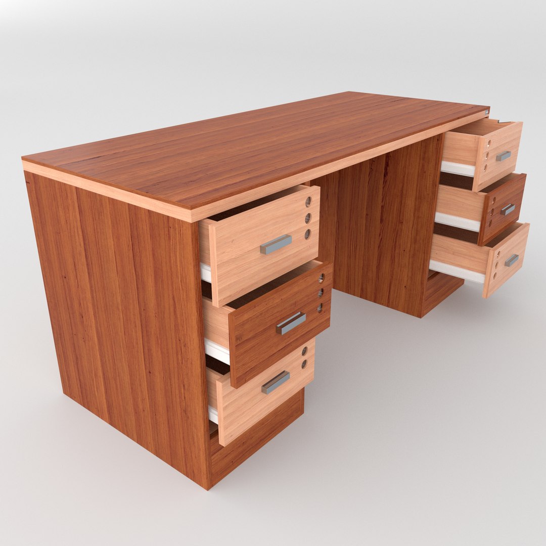 Office Table 3D - TurboSquid 1215233