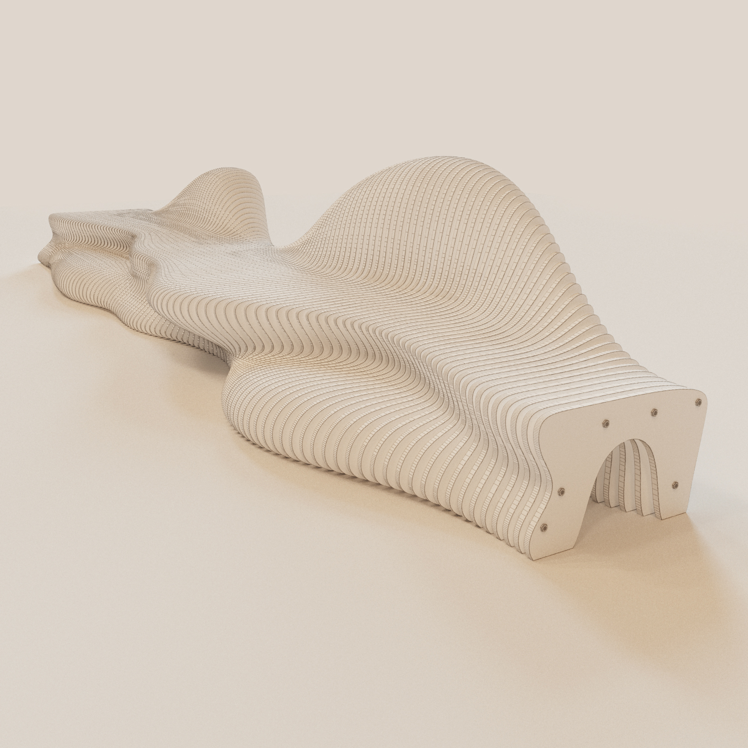 3d parametric bench kids