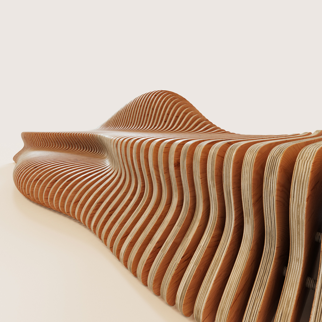 3d parametric bench kids