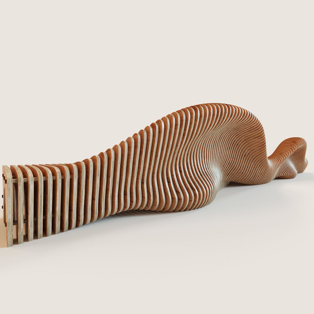 3d Parametric Bench Kids