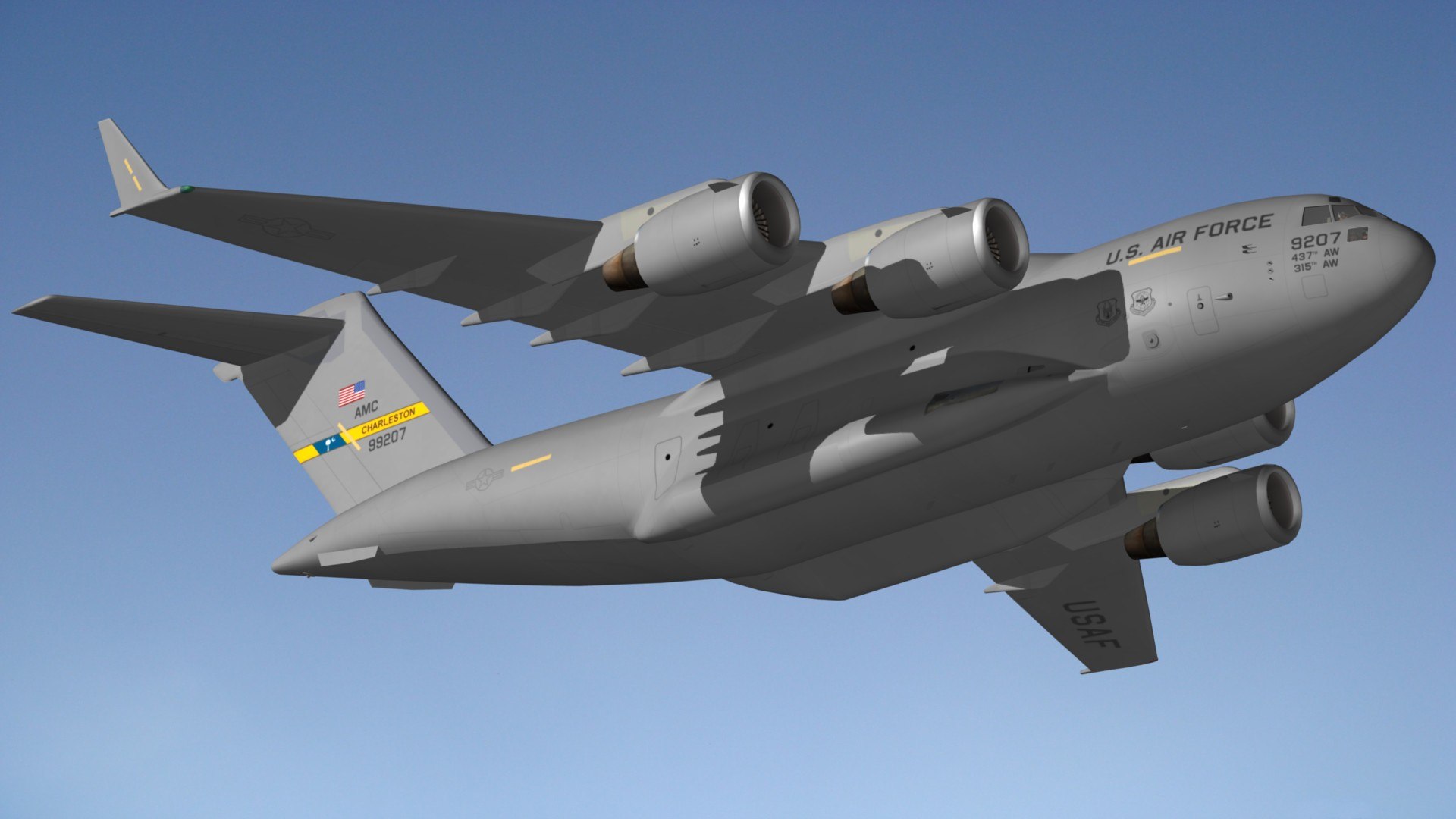 3D Boeing C-17 Globemaster III - TurboSquid 1974220