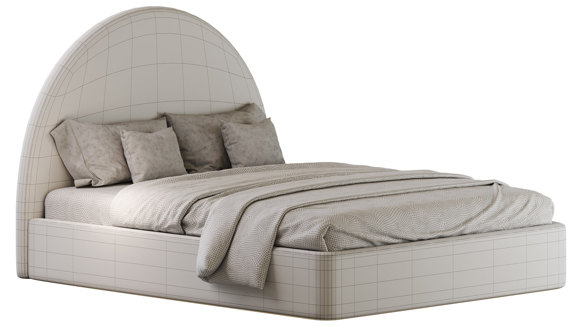 Orlando Bed 3D Model - TurboSquid 2196211