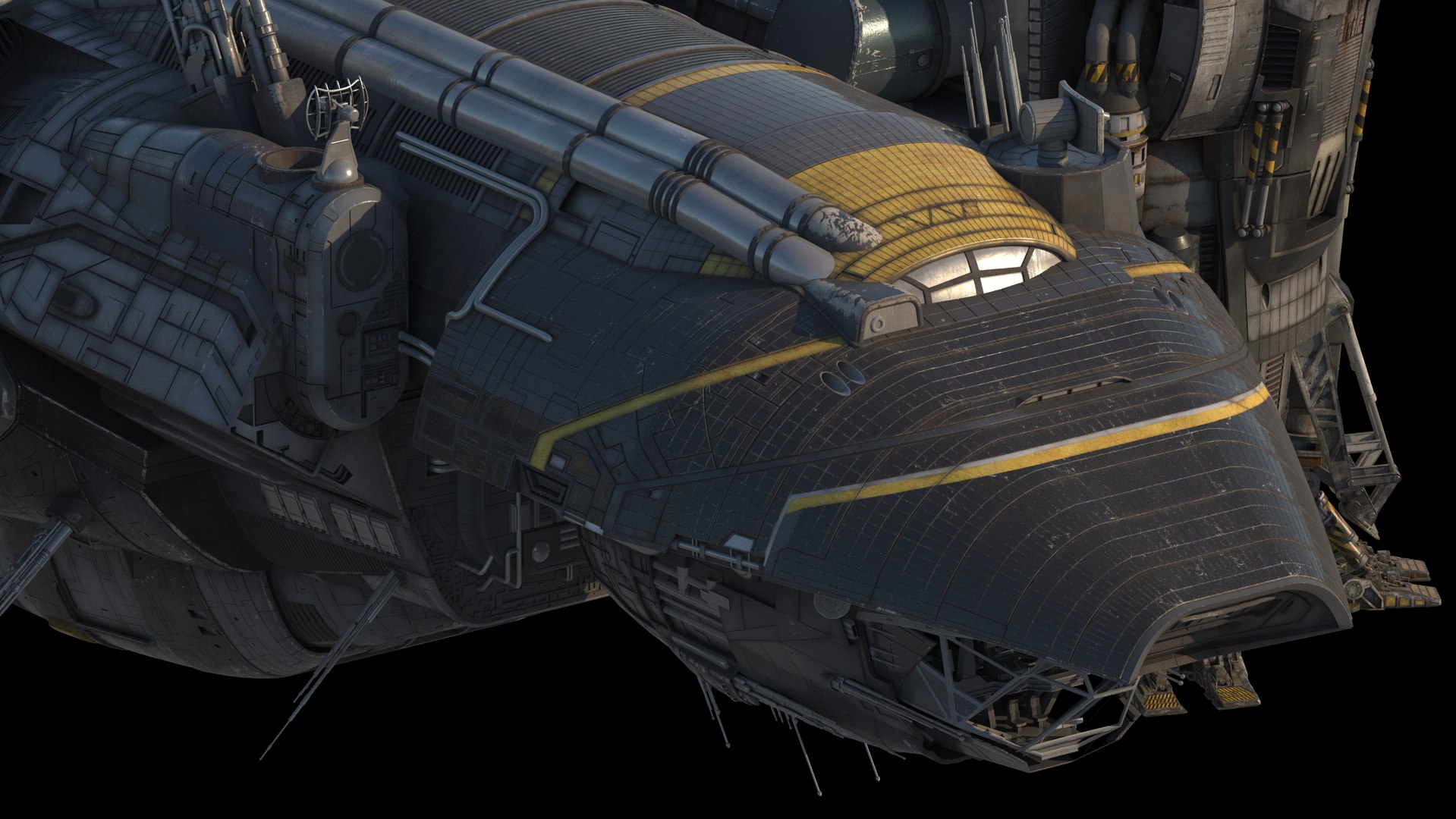 3D prometheus spaceship pro 2020 model - TurboSquid 1559690