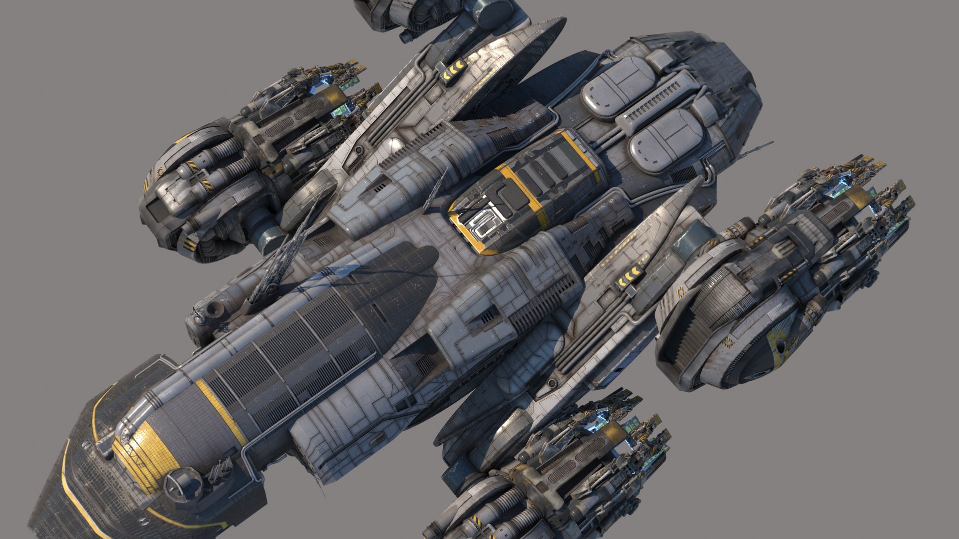 3D prometheus spaceship pro 2020 model - TurboSquid 1559690