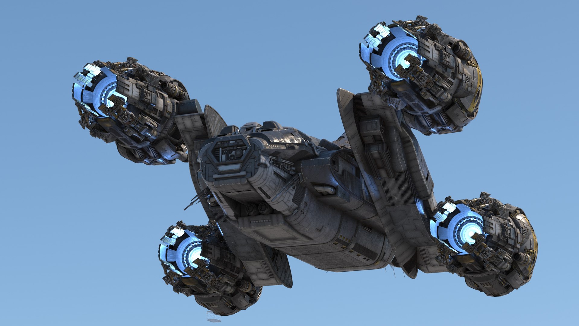 3D prometheus spaceship pro 2020 model - TurboSquid 1559690