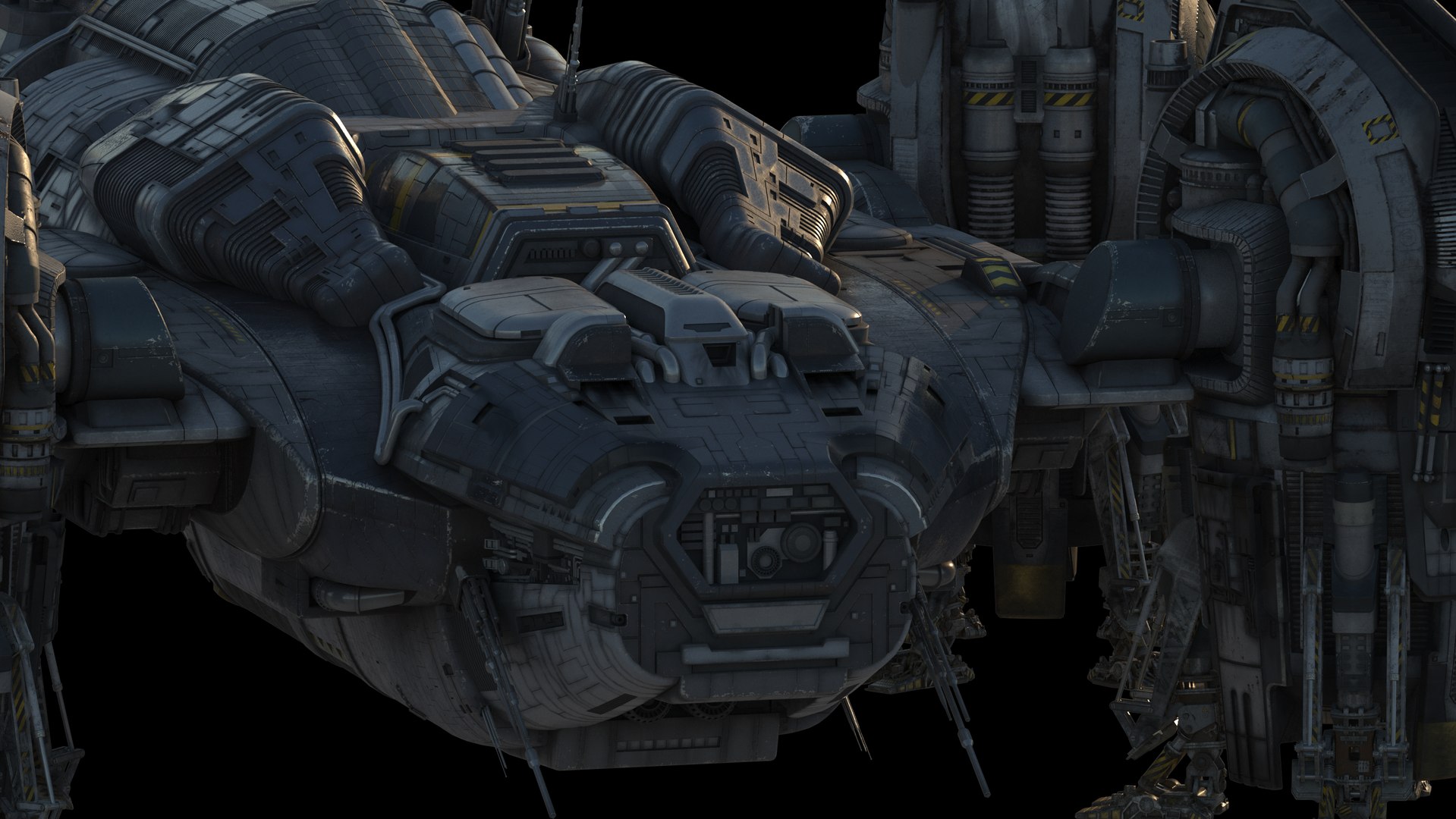 3D prometheus spaceship pro 2020 model - TurboSquid 1559690