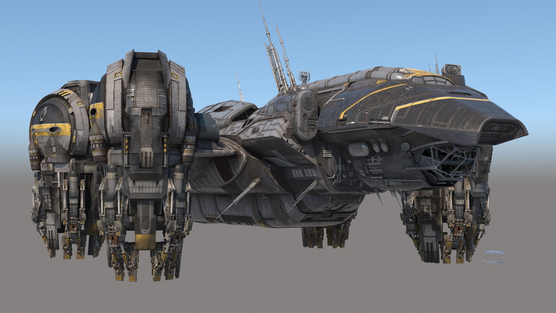 3D prometheus spaceship pro 2020 model - TurboSquid 1559690