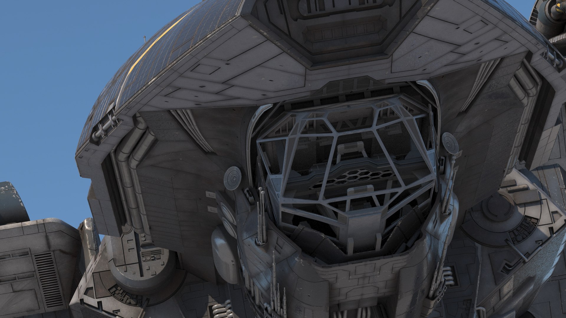 3D prometheus spaceship pro 2020 model - TurboSquid 1559690