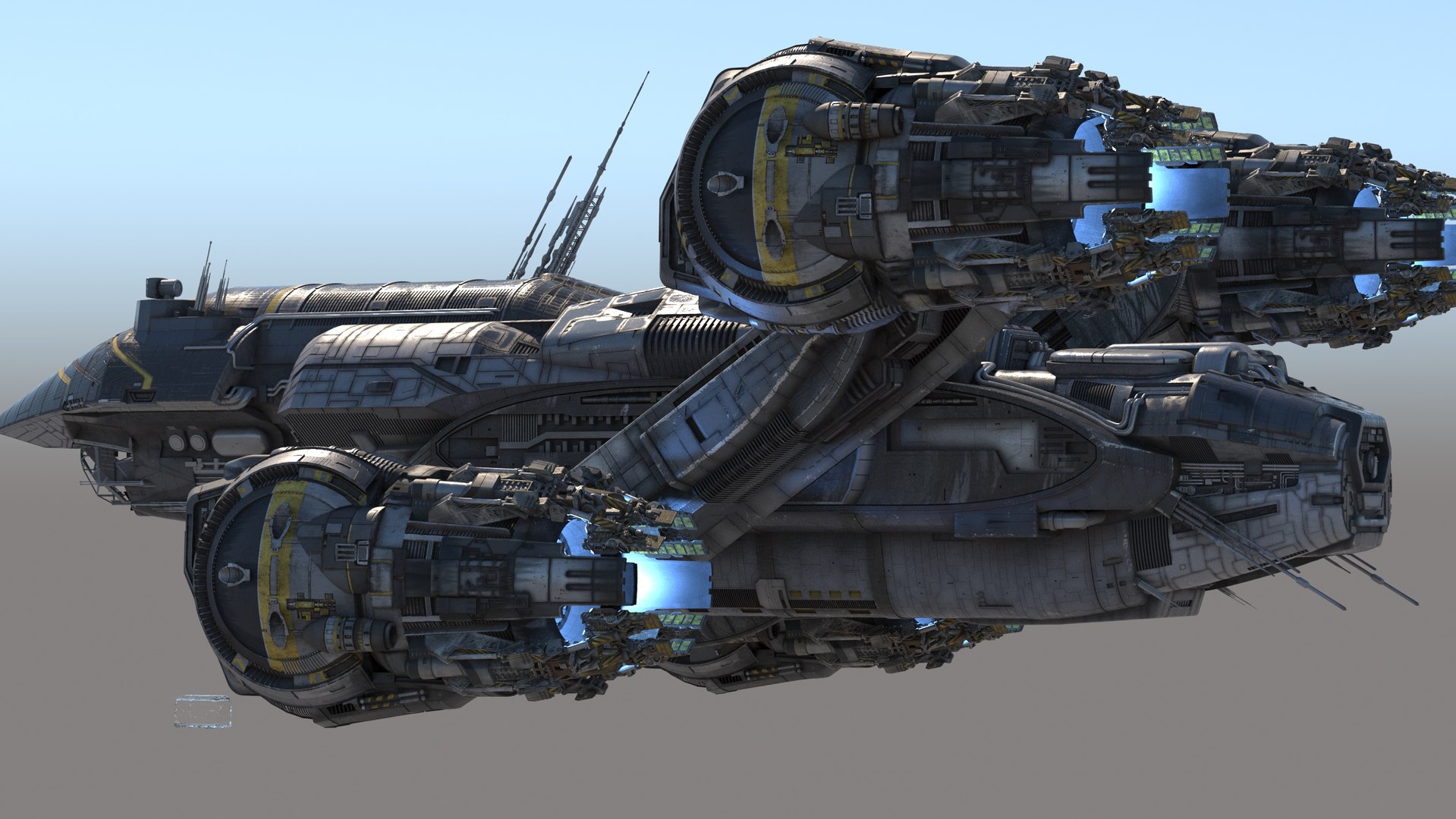 3D prometheus spaceship pro 2020 model - TurboSquid 1559690