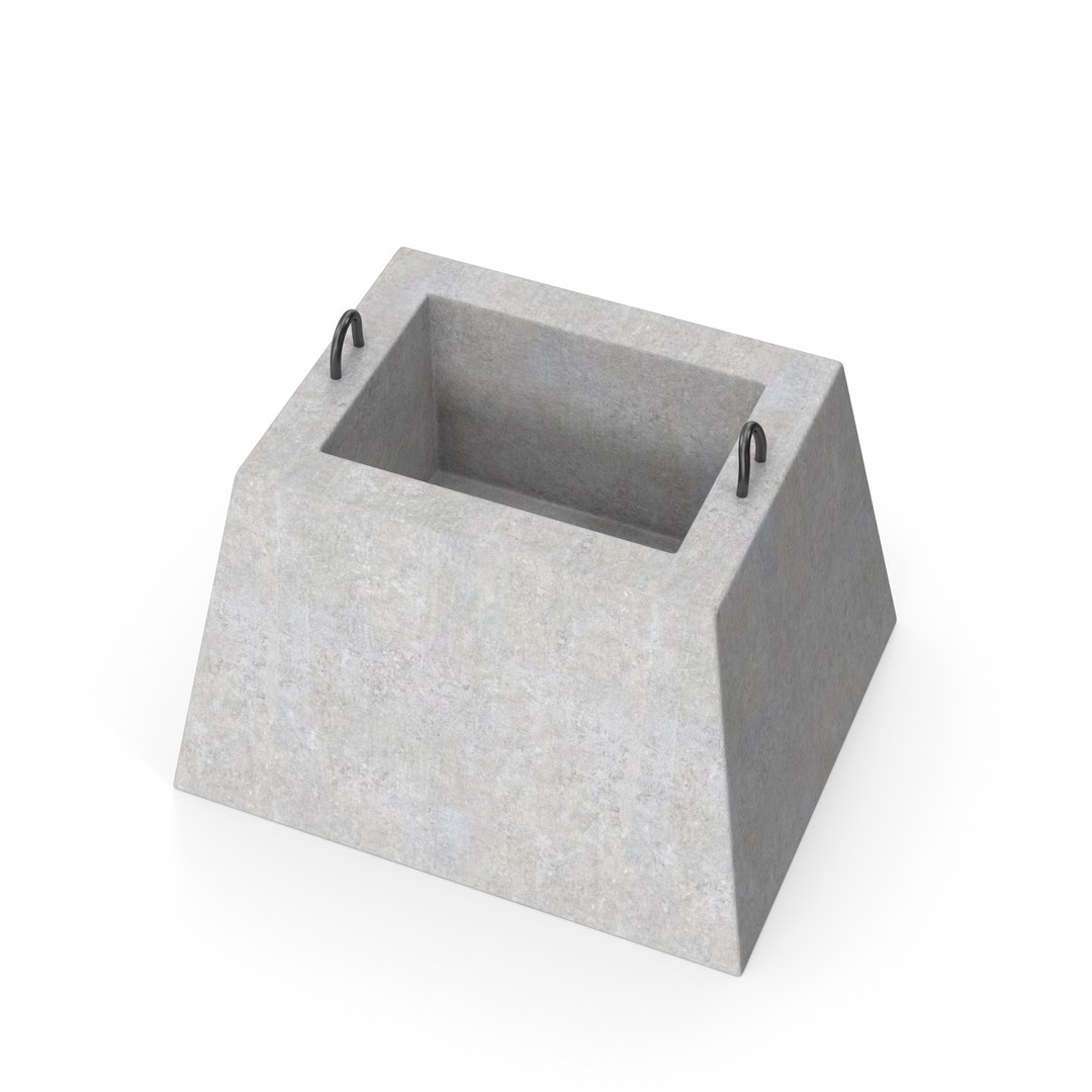 3D Concrete Block - TurboSquid 2140943