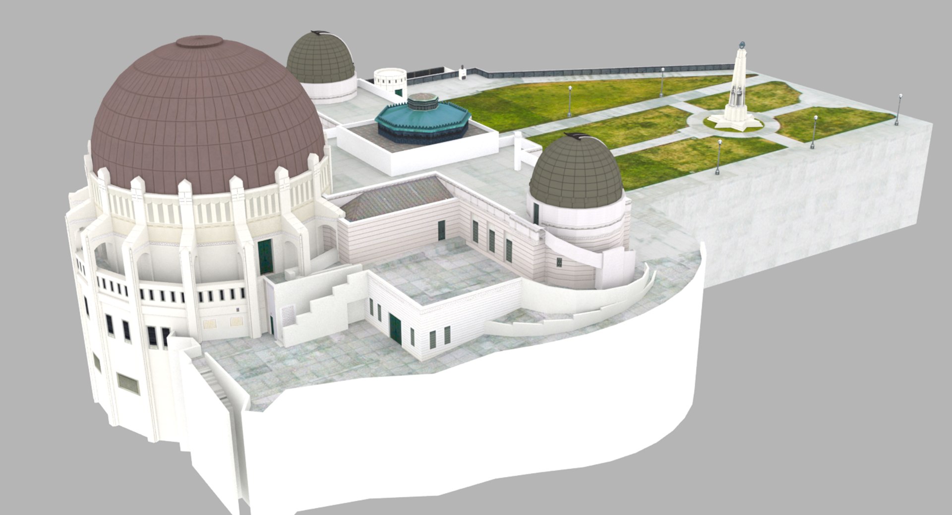 3d Griffith Observatory Model