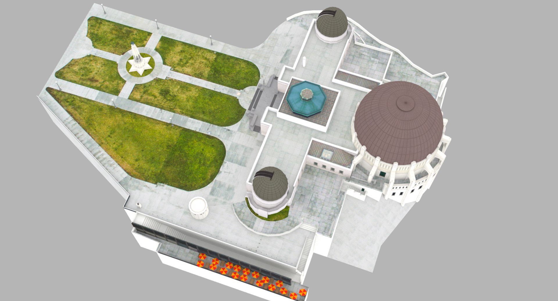 3d Griffith Observatory Model