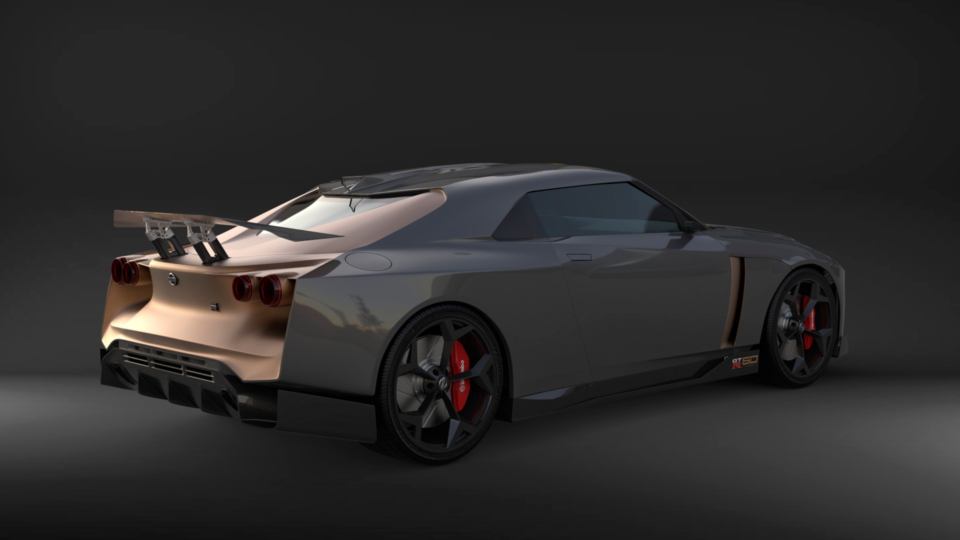 3D Model Gt-r 50 Italdesign - TurboSquid 1334213