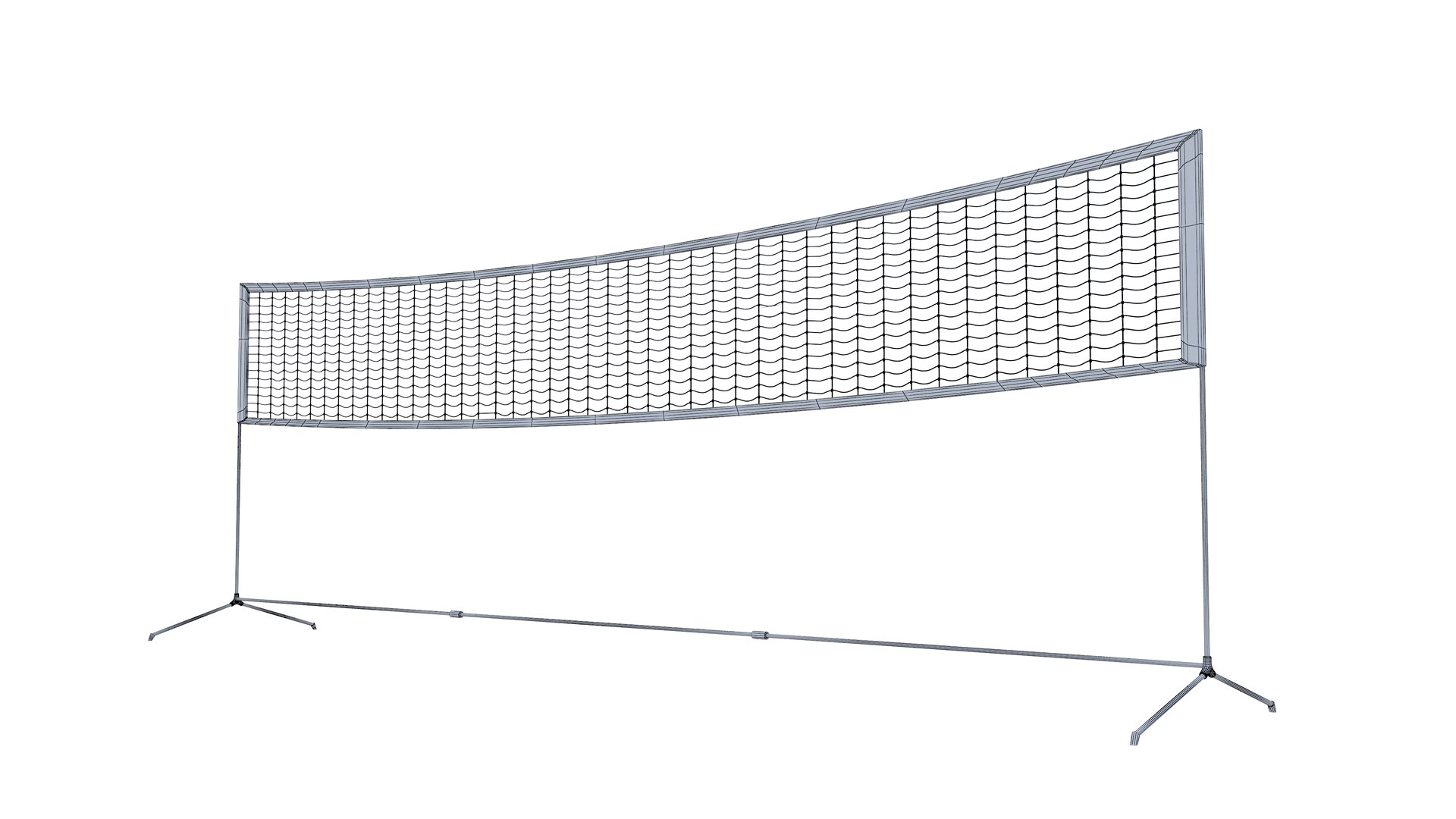 Badminton Net - Red 3D Model - TurboSquid 1907268