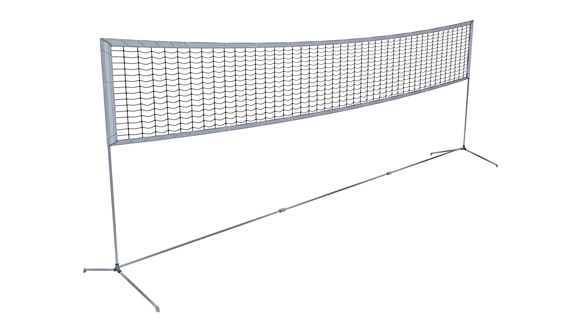 Badminton Net - Red 3D Model - TurboSquid 1907268