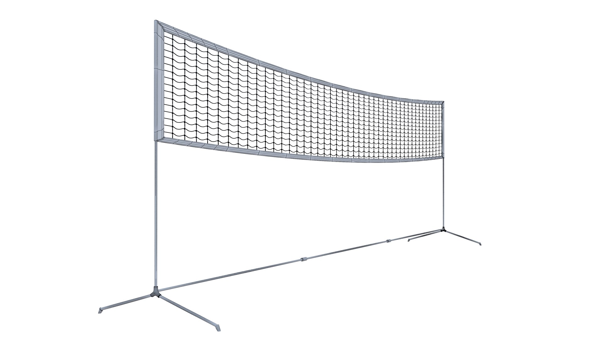 Badminton Net - Red 3D Model - TurboSquid 1907268