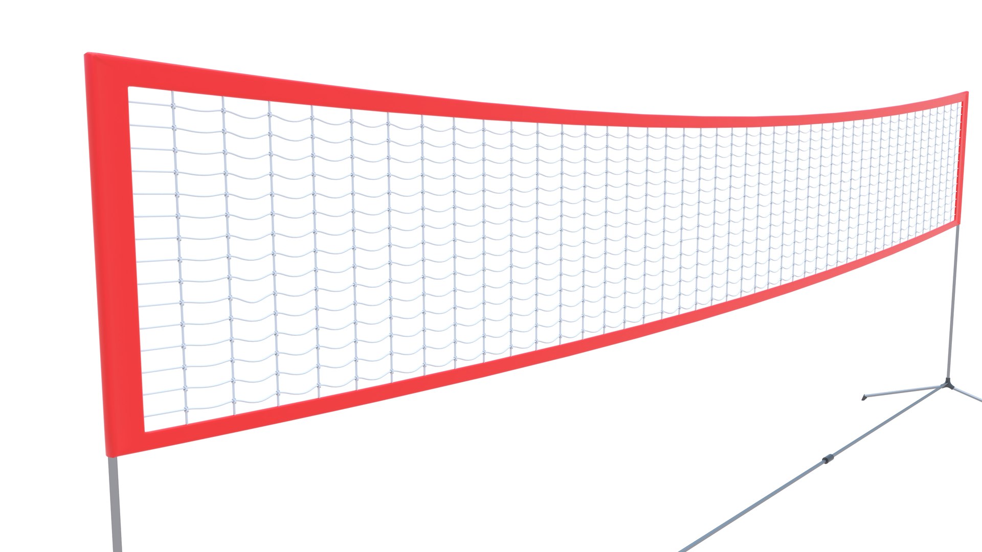 Badminton Net - Red 3D Model - TurboSquid 1907268