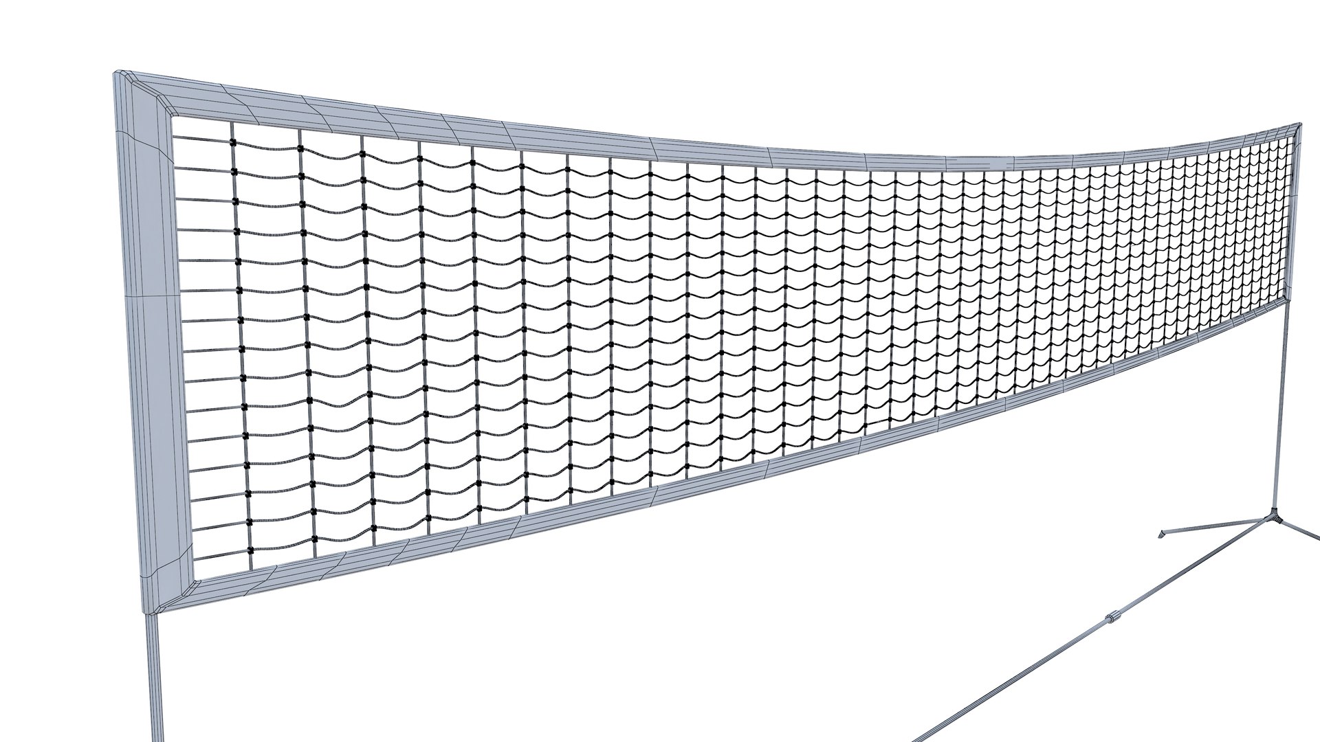 Badminton Net - Red 3D Model - TurboSquid 1907268