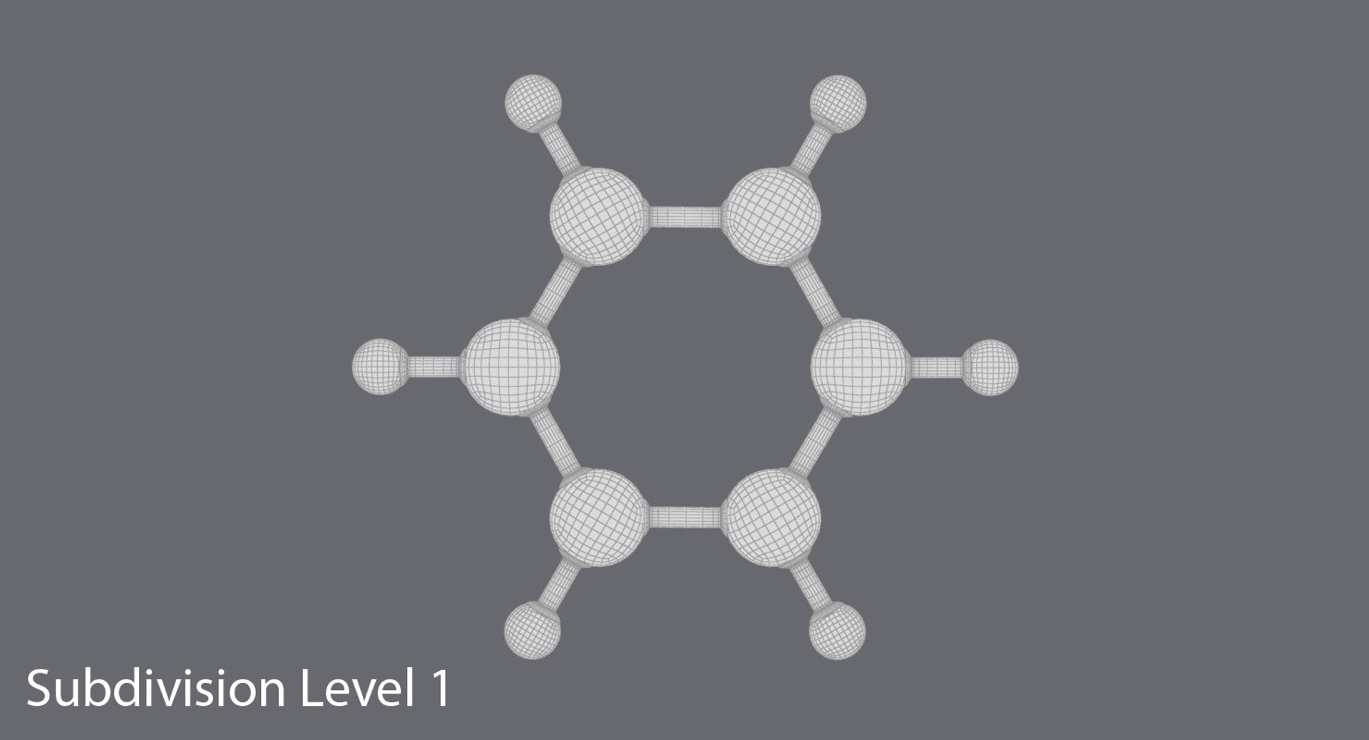 benzene structure animation