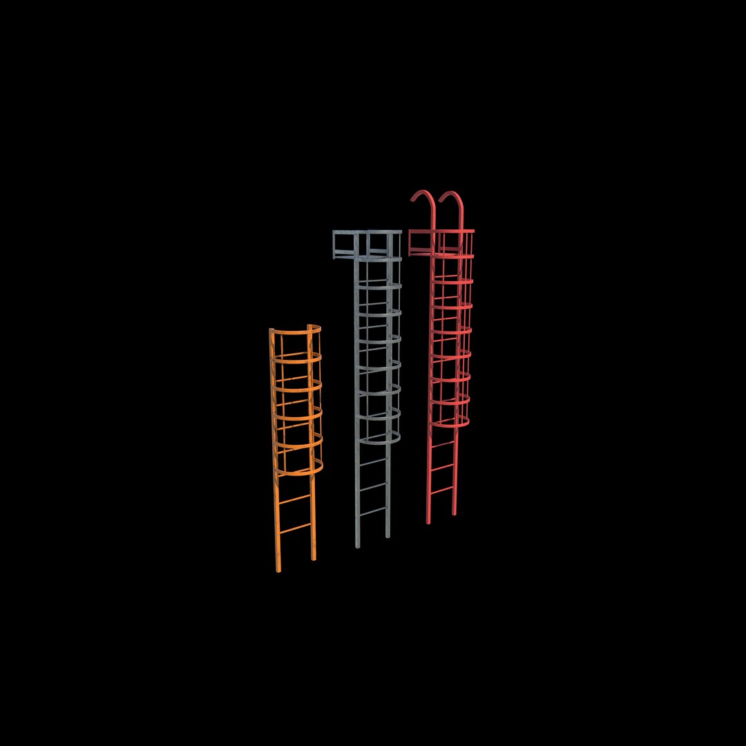 3D Fire Escapes 3D Model - TurboSquid 2337995