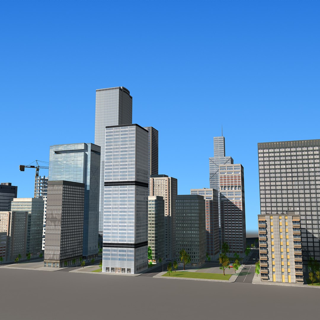 3d City Building Blocks 03 Model