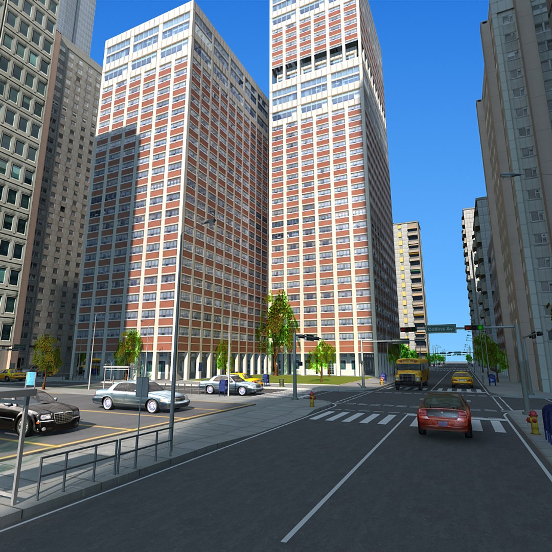 3d City Building Blocks 03 Model